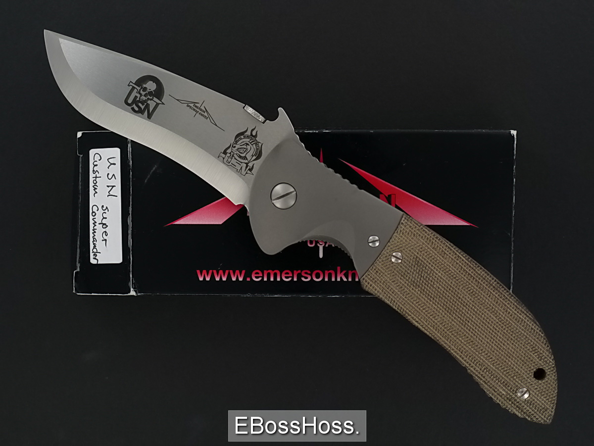 Ernie Emerson USN ES1-M (aka Super Commander) | EBossHoss Knives